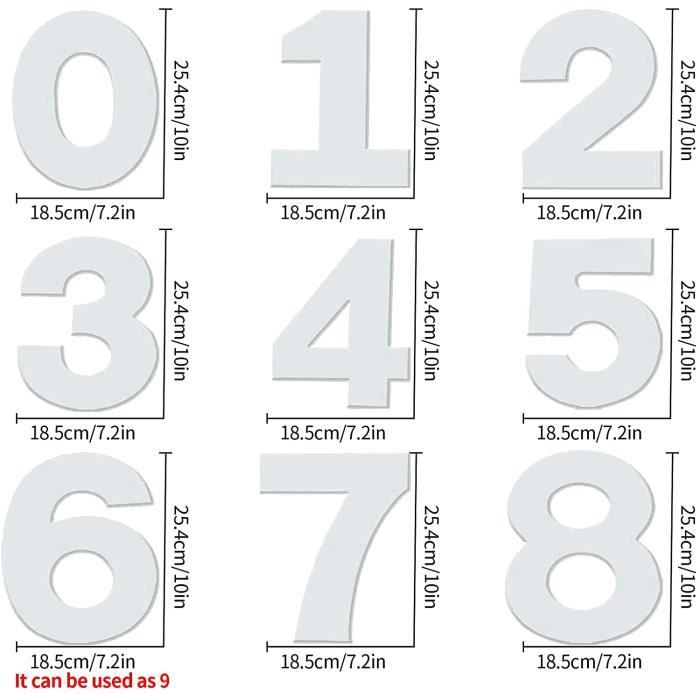 Moules à Gâteau, Gabarits Number Cake, Numériques en Acryliques Moule à ...