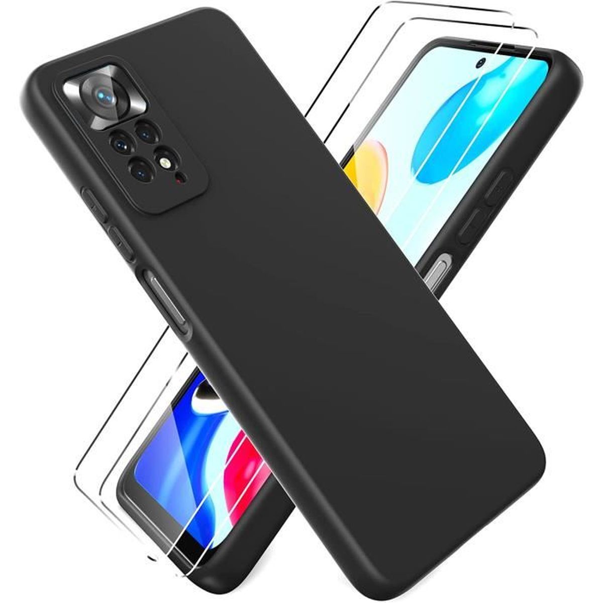 Coque Pour Xiaomi Redmi Note 11 Pro Note 11 Pro 5g 6 67 2 Pack Verre