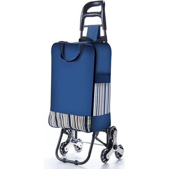 Chariot De Courses, 35L Pliable Poussette De Marché, 2 en 1 Diable ...