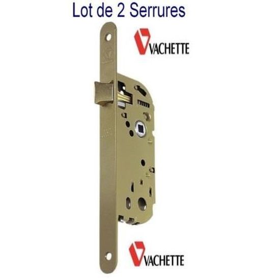 VACHETTE,2 Serrures Réversible à Larder Porte Chambre,sans Clé ...