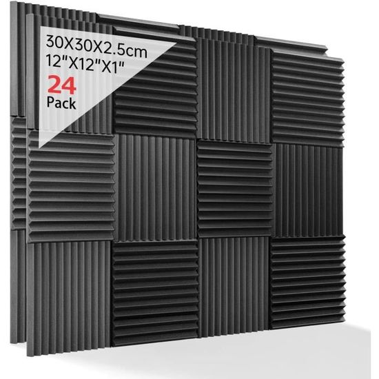 Mousse Acoustique, Mousse Anti Bruit, Mousse Acoustique Murale pour ...