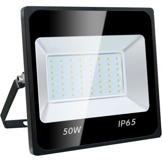 Projecteur LED 50W, IP65 Imperméable, 4500LM, Eclairage Extérieur LED ...