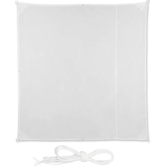 Voile D‘Ombrage Carré Diffuseur D‘Ombre Protection Soleil Balcon Jardin ...