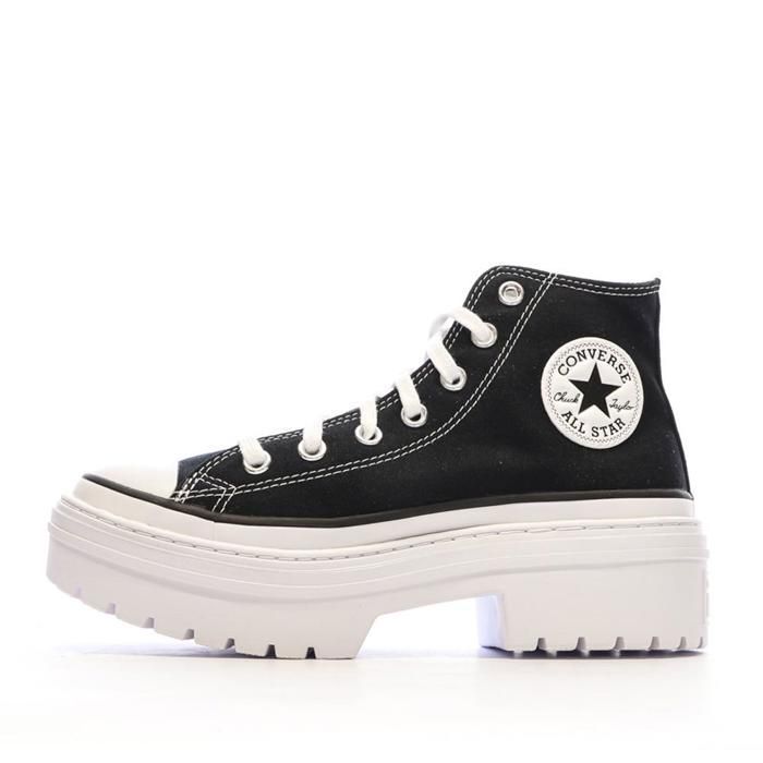 Baskets Noires Femme Converse All Star Lugged A08258C Noir - Cdiscount ...