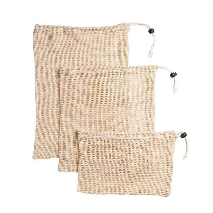 3 sacs filet réutilisables pour achat en vrac - Cdiscount Maison