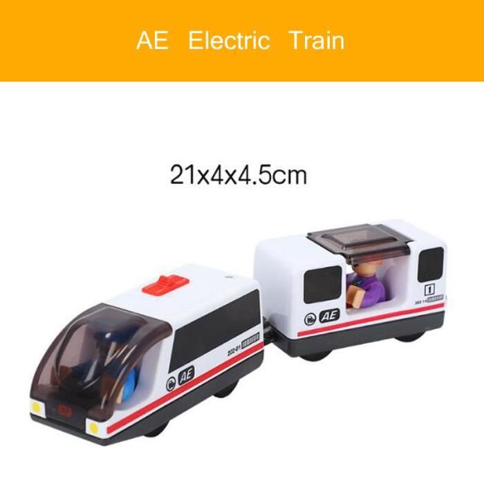 Train AE couleur Ensemble de jouets de Train électrique en bois de ...