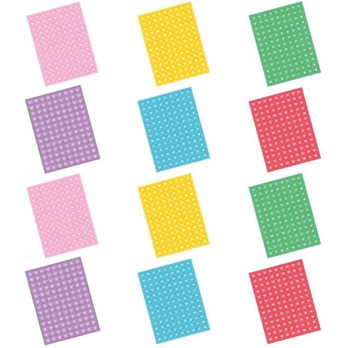 Alphabet Stickers Stickers en Forme de Cœur Stickers Autocollants Auto ...