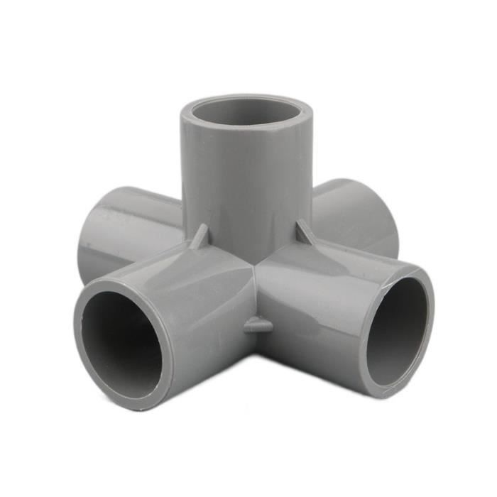 Voies-25mm-Connecteur De Tuyau En Pvc Gris, 1 Pièce,Coude Droit, Joints ...