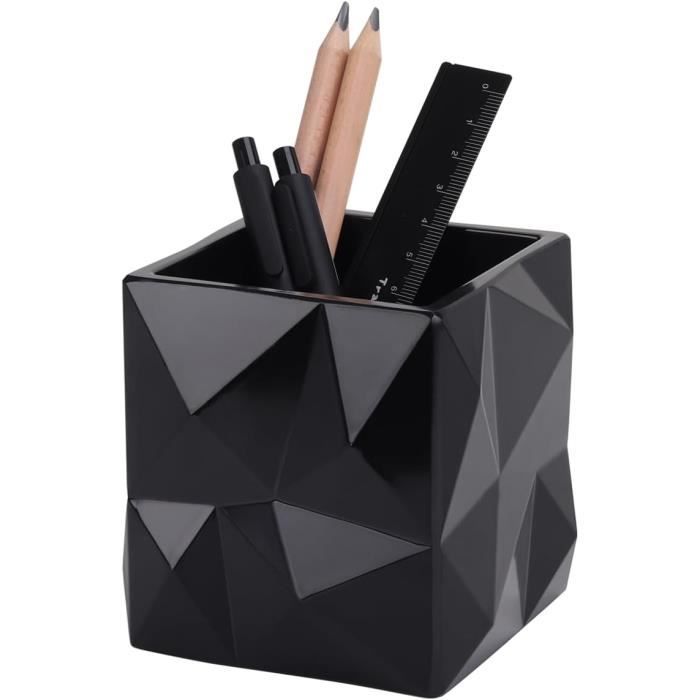 Pot À Crayons Pour Bureau, Pot À Stylos En Résine, Organiseur De Bureau ...