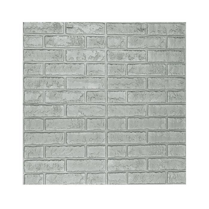 Sticker 3d papier peint brique pierre rustique effet autocollant mural ...