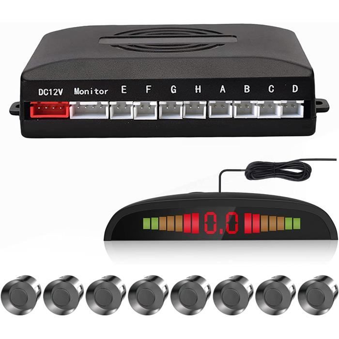 Voiture Système Radar de Recul, Buzzer Radar Parking Kit LED Écran avec ...