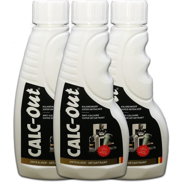 CALC-Out PACK 3x Détartrant percolateur, machine à café, bouilloire ...