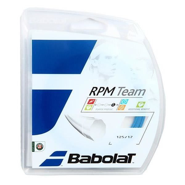 Cordage Babolat Rpm Team Blue - Marque BABOLAT - Souple et Résistant ...