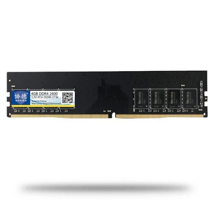 Dream-Xiede Memoire D'Ordinateur De Bureau Module Ram Ddr4 2400 4 Gb Pc4-19200 288 Broches Dimm ...