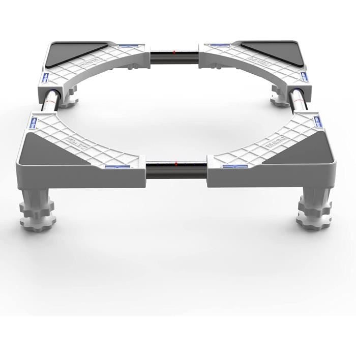 DEWEL Support de Machine à Laver Réglable 43~60 cm, Base de Machine à Laver, Réglables en ...