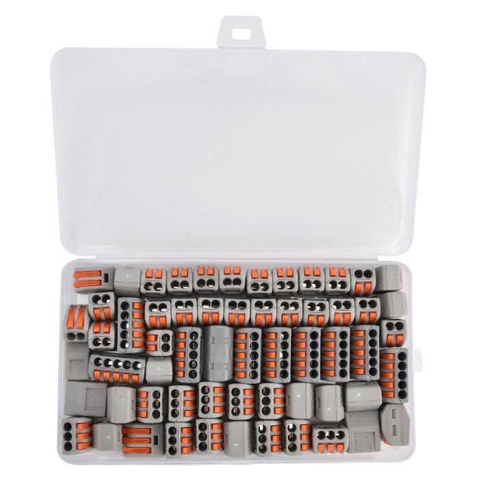 Tbest Quick Connect Wire Connectors, 2 Port 3 Port 5 Port 28-12 AWG ...