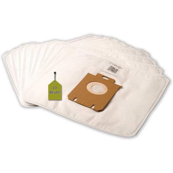 Lot De 10 Sacs D'Aspirateur Compatibles Avec Aeg Vx6-2 Serie Cb-P, Cr-A, Eb-B, Eb-C, Eco, Ffpis ...
