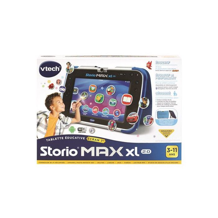 Tablette Vtech Storio Max XL 2.0 Bleu - Cdiscount Informatique