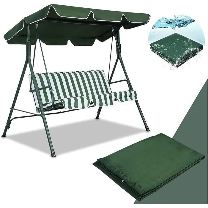 Toit de Rechange Imperméable pour Balancelle de Jardin 3 Places,Toit ...