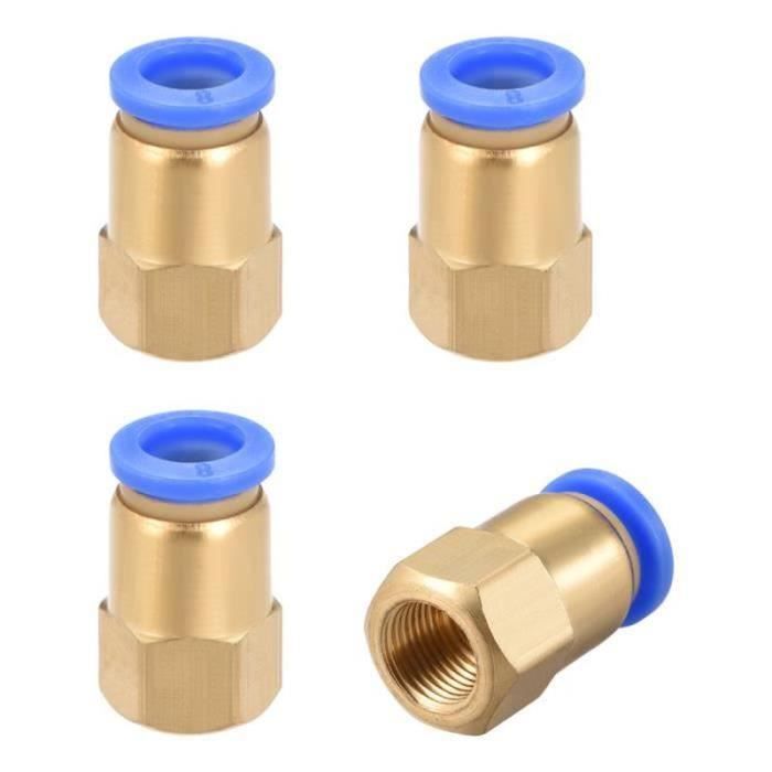 VERYNICE-MAP Raccord pneumatique enfichable pour tube 8mm OD x G1-8 ...