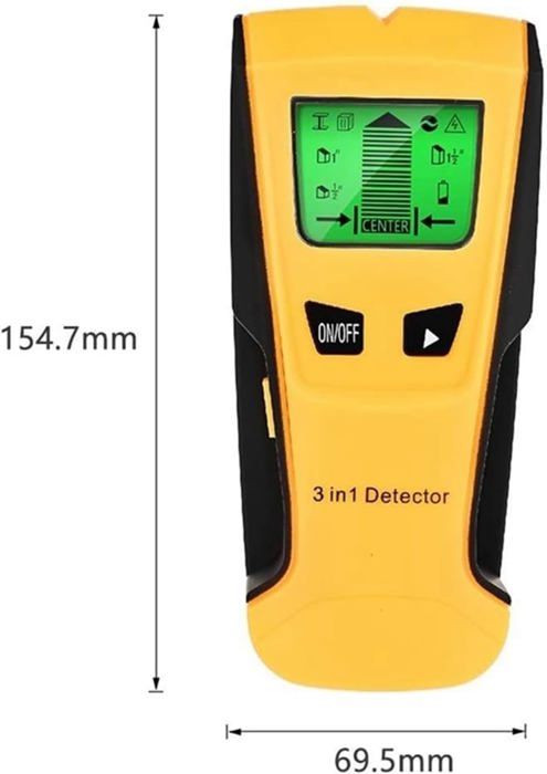 Scanner Mural Détecteur De Montants Détecteur De Métaux 3 En 1, Scanner ...
