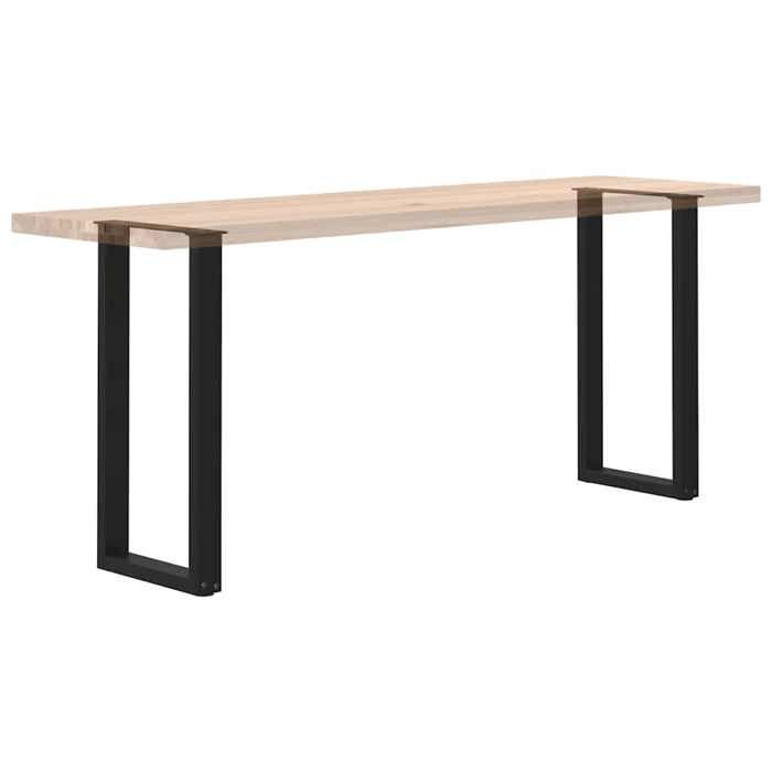 Pieds de table console en U, 2 pièces, noir, 38x(72-73)cm - Usage ...