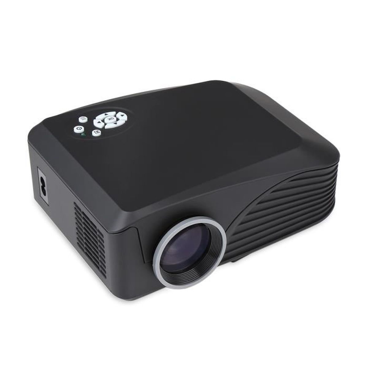 1000 Projecteur Lumens 1920*1080 Résolution Portable HD LCD Home Cinema ...