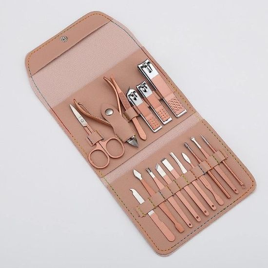 Kit Manucure Professionnel, Trousse Manucure Femme,Coupe Cuticule Ongle ...