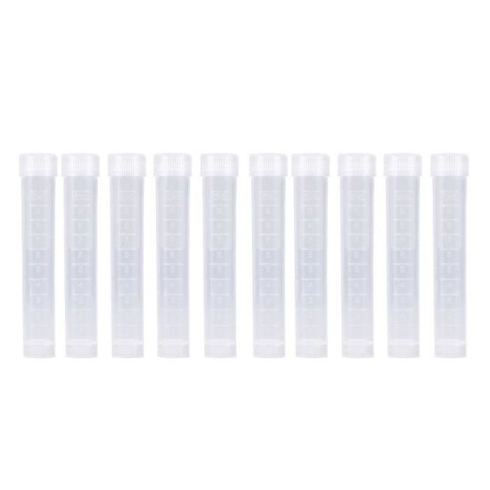 10 Pcs 10 Ml En Plastique Congelé Tubes De Laboratoire Flacon Vis Joint ...
