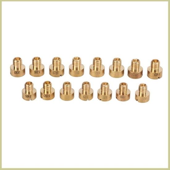 Kit de Jets Principaux de Carburateur, Buse en Métal pour Mikuni N100 604 VM22 VM24 VM26 15 ...