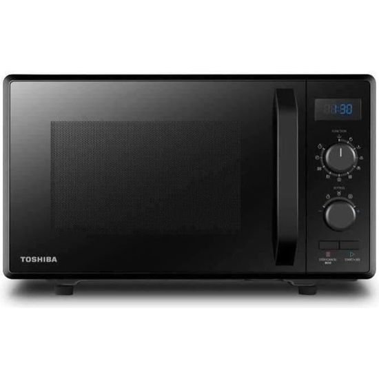 Micro-ondes grill pose libre - TOSHIBA - MW2-AG23P(BK) - Noir - 23L - 900W - Grill 1050W ...
