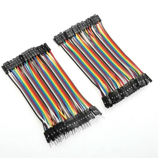 Fils de raccordement - VBESTLIFE - 10 couleurs - Cuivre - 40 broches ...