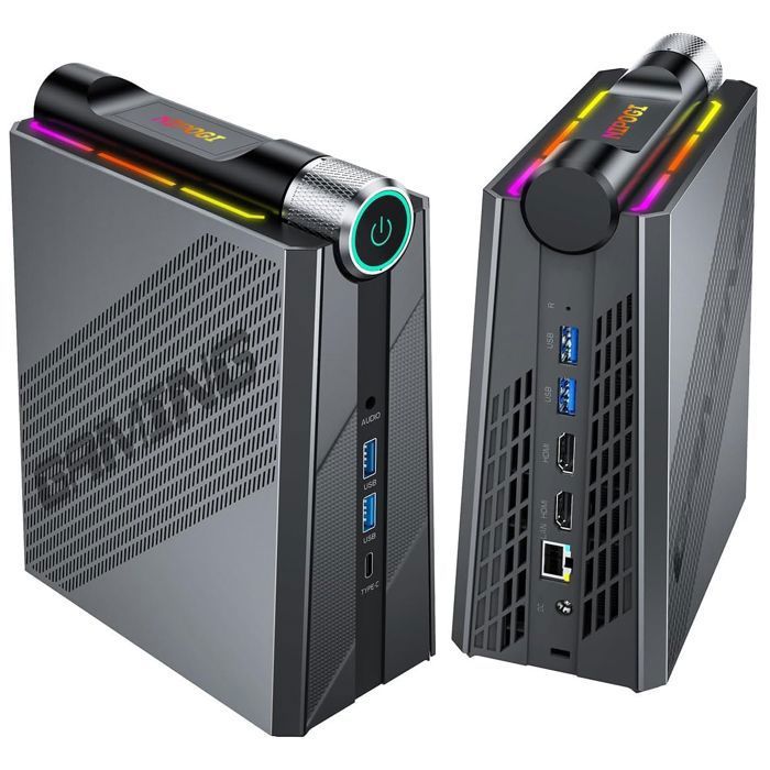 Mini PC Gamer - ACEMAGIC - ΑΜD Ryzen 7 8845HS(jusqu'à 5,1GHz) 32Go Dual ...