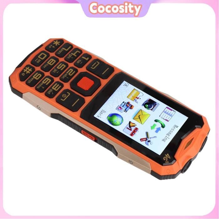 Cocosity Téléphone mobile âgé 2,8 pouces HD Seniors Seniors Phone ...