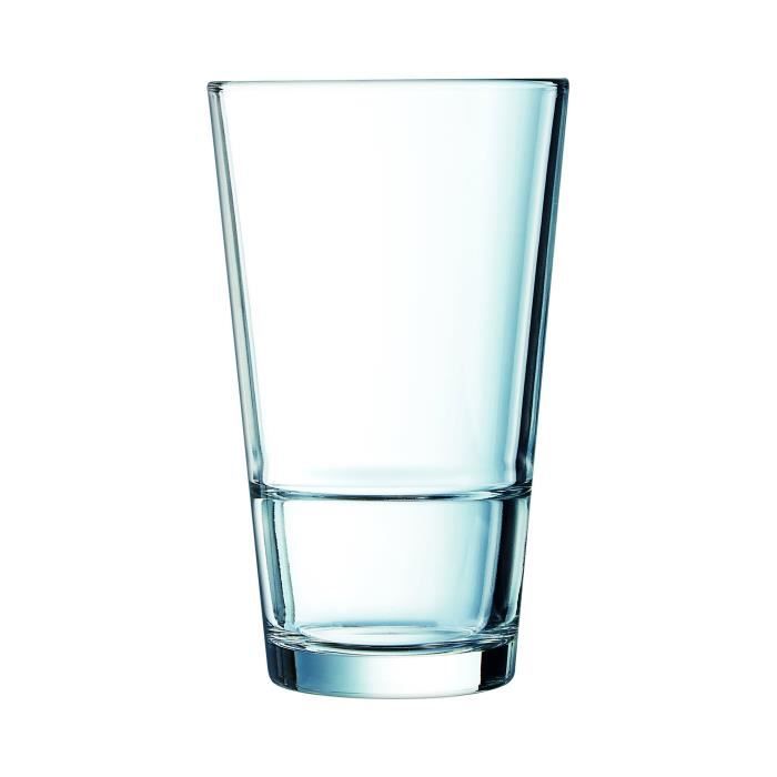 Verre forme haute 47cl Stack Up Arcoroc - Lot de 6 verres - Verre ...