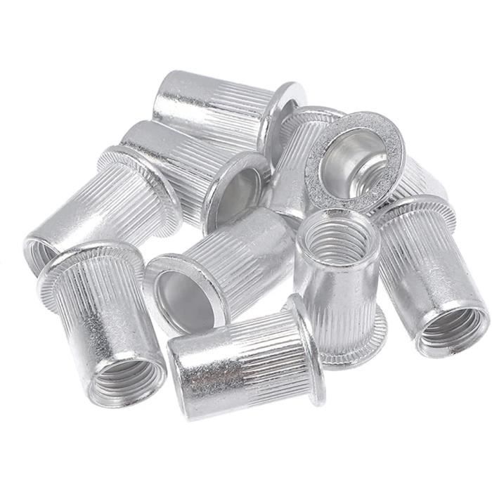 Ecrou de Rivet 50-20 Pièces M3 M4 M5 M6 M8 M10 écrous à Rivet en ...