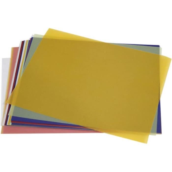 Exceart Lot de 40 feuilles de papier transparent pour travaux ...