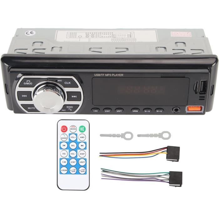 Autoradio Stéréo Simple Din, Lecteur Mp3 Bluetooth Avec Écran Lcd Avec ...