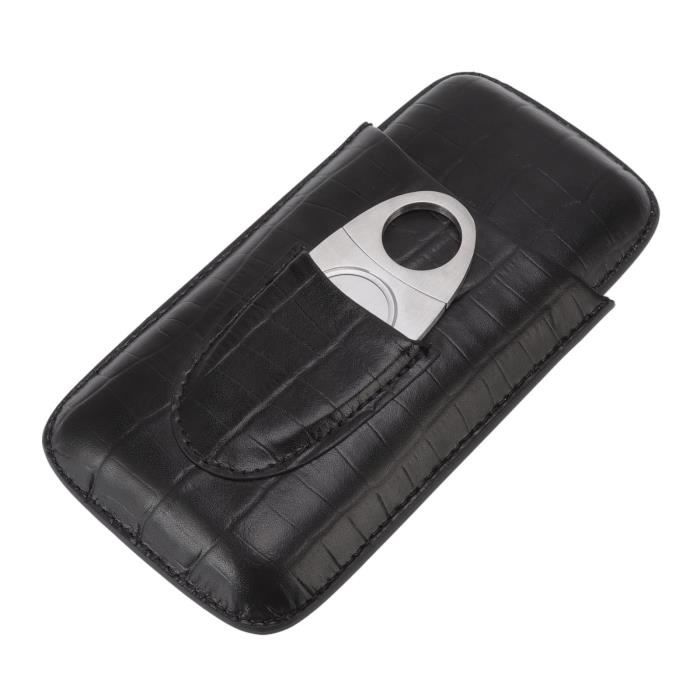 YEN- Etui à cigares en cuir voyage Portable 3 pièces porte-cigares cave ...