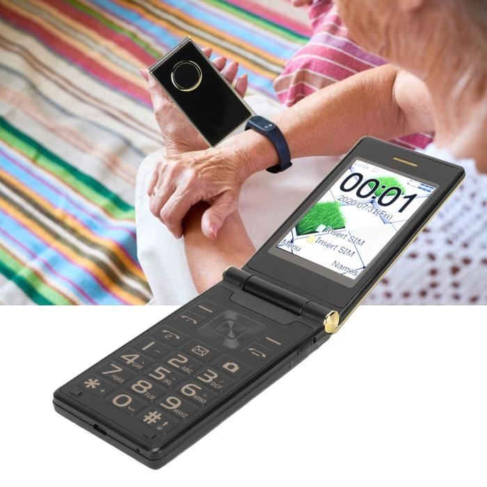 Téléphone Portable À Clapet - FDIT - Alcatel 4G - Écran 2,8 pouces ...