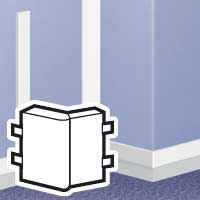 Angle extérieur - LEGRAND - DLPlus 60x20 - Blanc - PVC - Intérieur ...