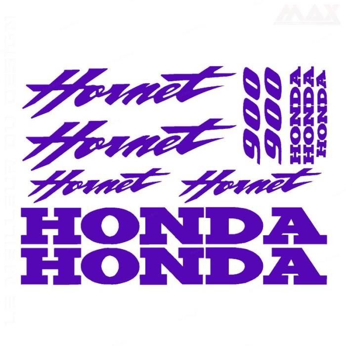 11 stickers HORNET – VIOLET – sticker HONDA HORNET 900 CBF - HON437 ...