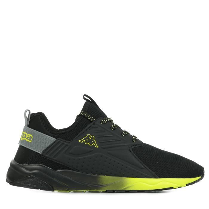 Baskets Kappa Logo San Puerto Black / grey md / neon yellow - Cdiscount ...