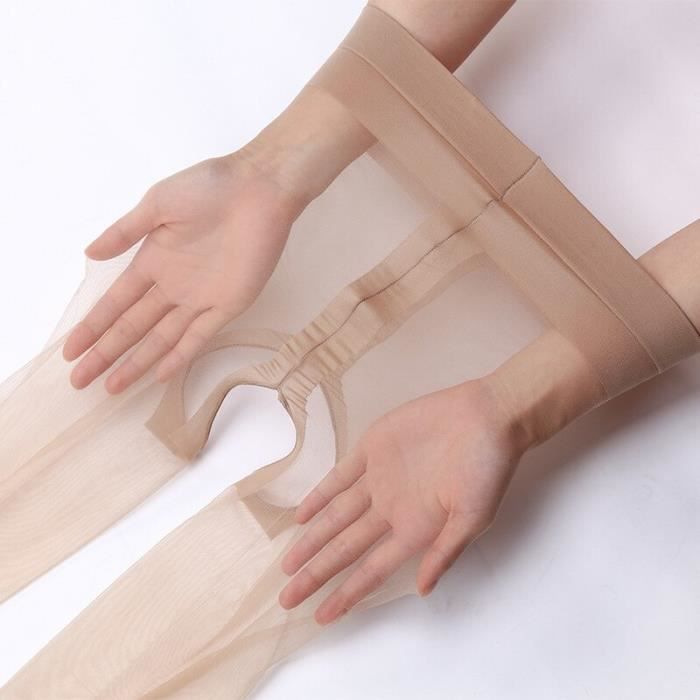 Collant,Collants transparents en Nylon Ultra-fins pour femmes, collants ...
