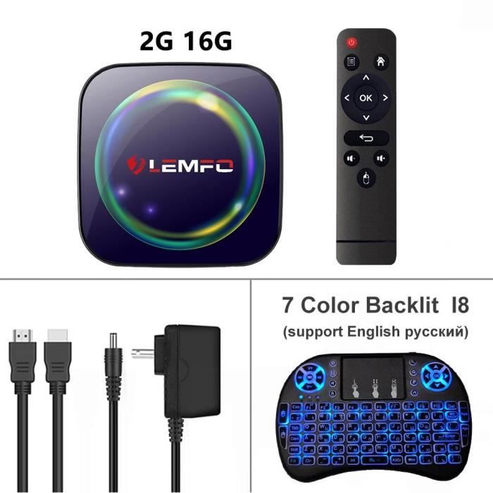 Lemfo h8s Smart TV box android 12 AllWinner h618 6K hdr10 décodeur ...