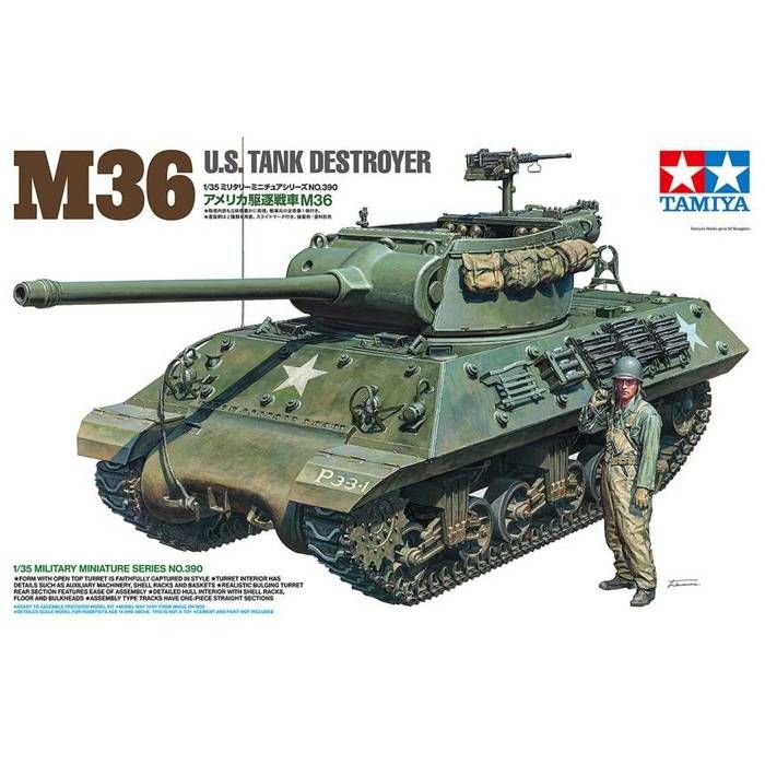 Tamiya Maquette Char M36 Jackson 1:35 - Tank Destroyer - Cdiscount Jeux ...