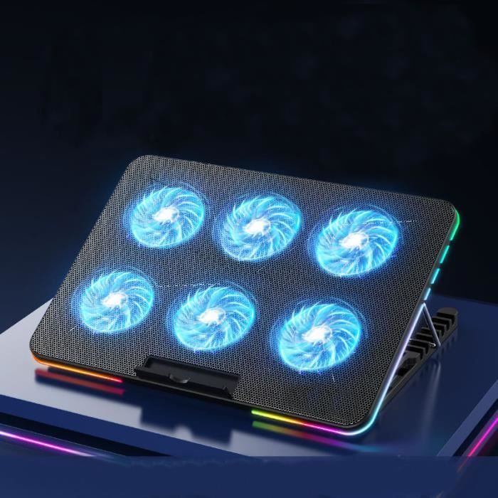 Refroidisseurs PC Portable,Ventilateur PC Portable de Jeu RVB pour ...