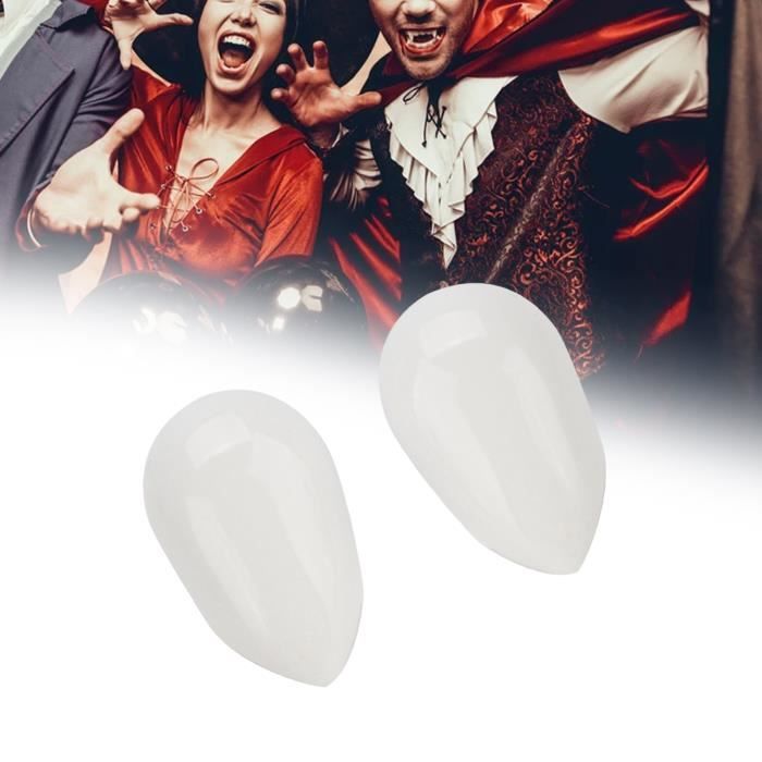 Accessoires de cosplay de crocs de vampire Vampire Fangs Résine Fausses ...