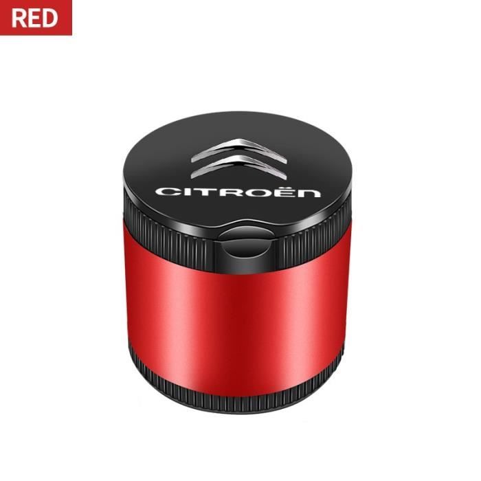 CENDRIER,Rouge--Cendrier de voiture Portable à lumière LED, boîte à ...