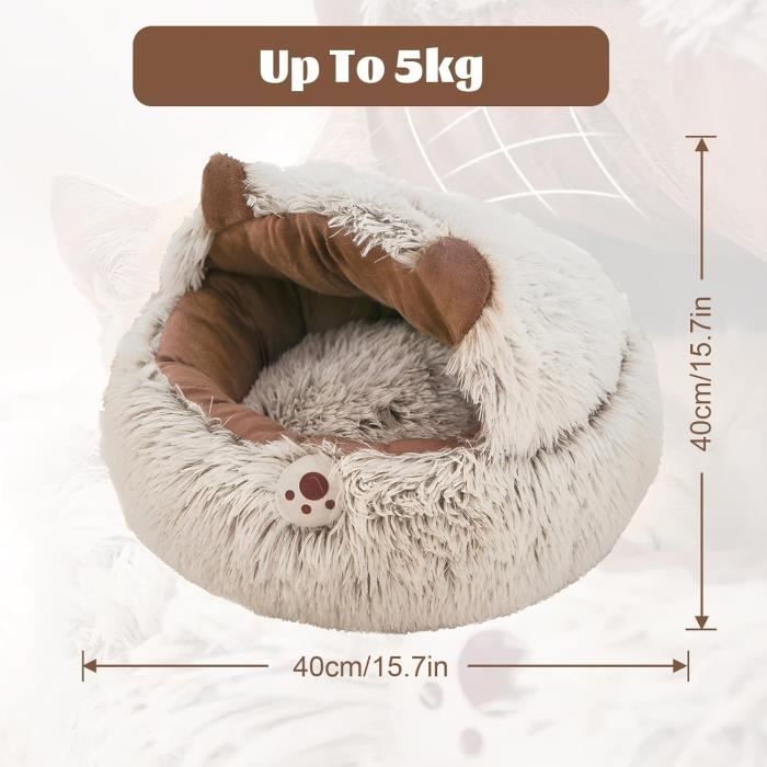 Lit pour Chat, Niche pour Chat, lit pour Animaux de Compagnie pour ...